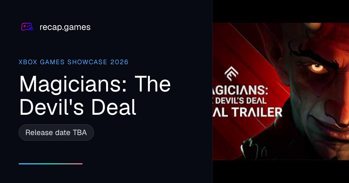 Magicians: The Devil's Deal Release Date, Trailers, Platforms, and ...